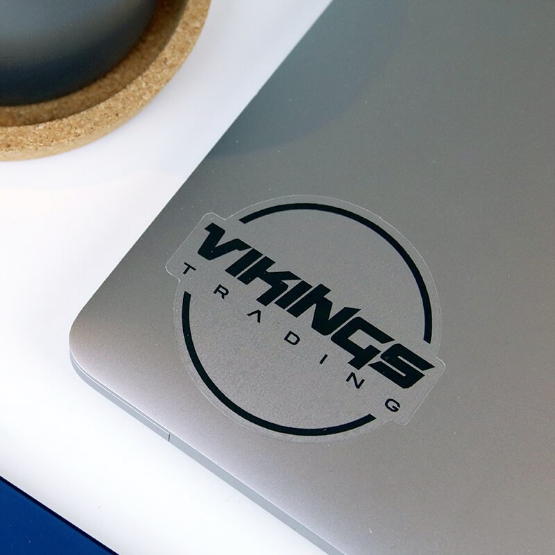 Transparent Stickers with Custom Die Cut Proof resistant